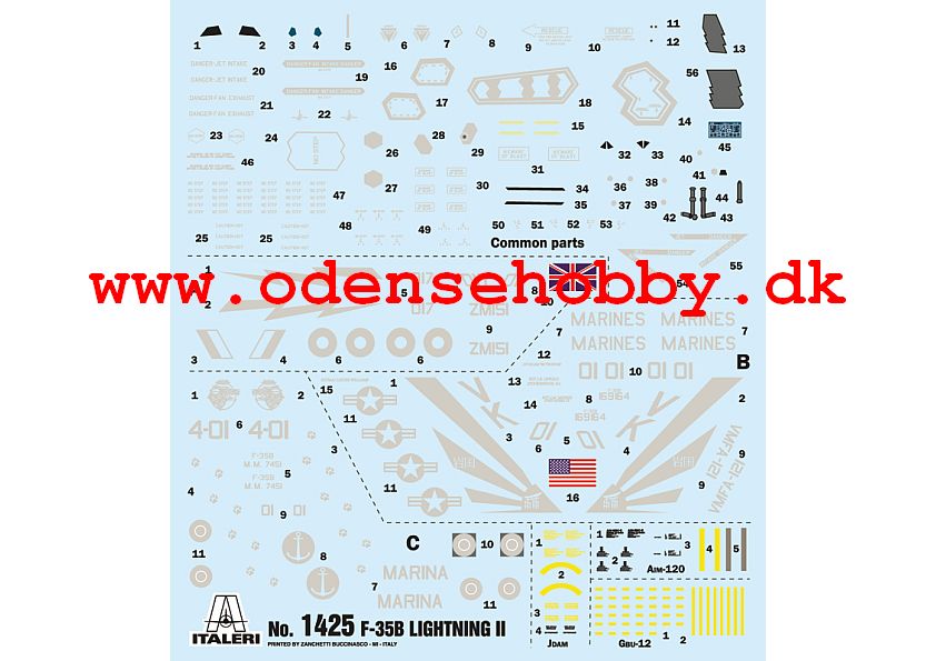 Italeri 1425 F-35 B Lightning II